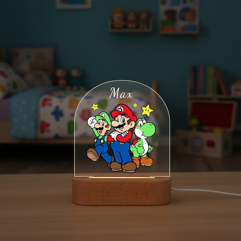 Mario Light up Decor - Etsy UK