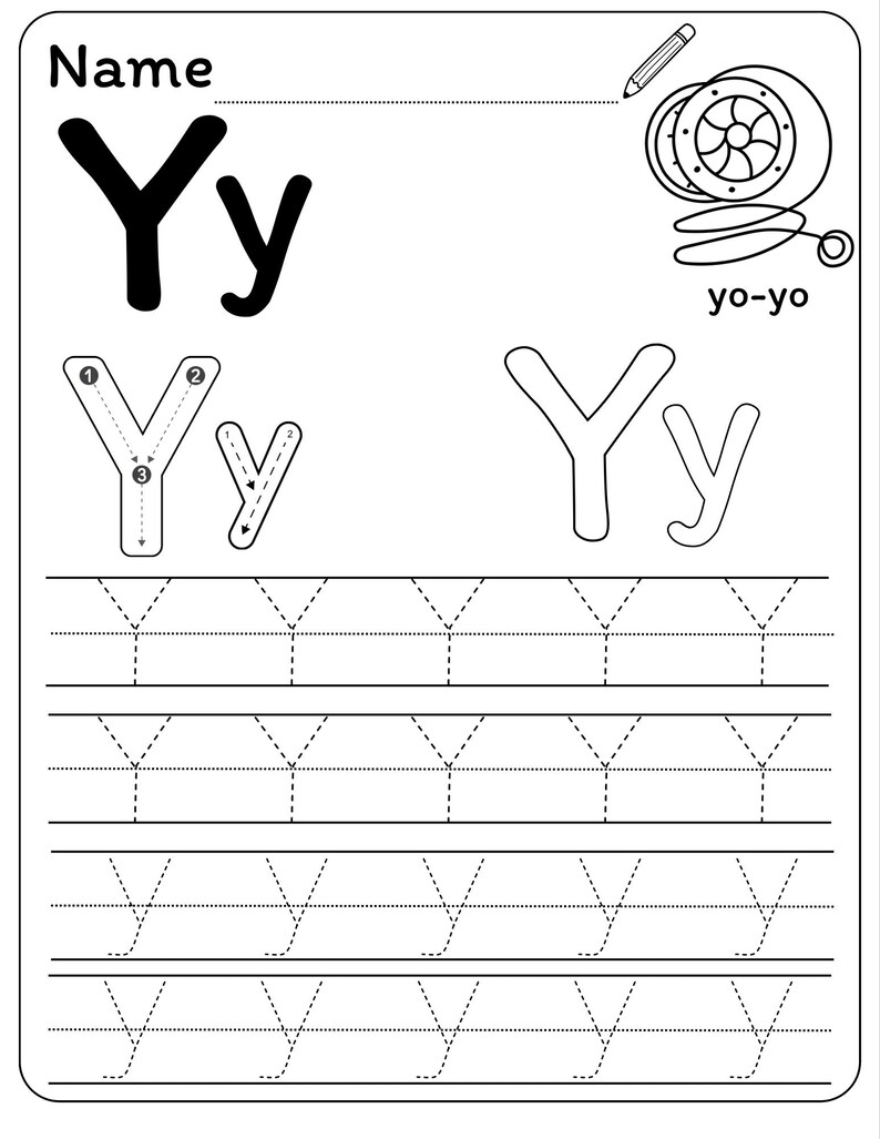 Printable Alphabet Tracing Worksheets: ABC Handwriting Practice (PDF ...
