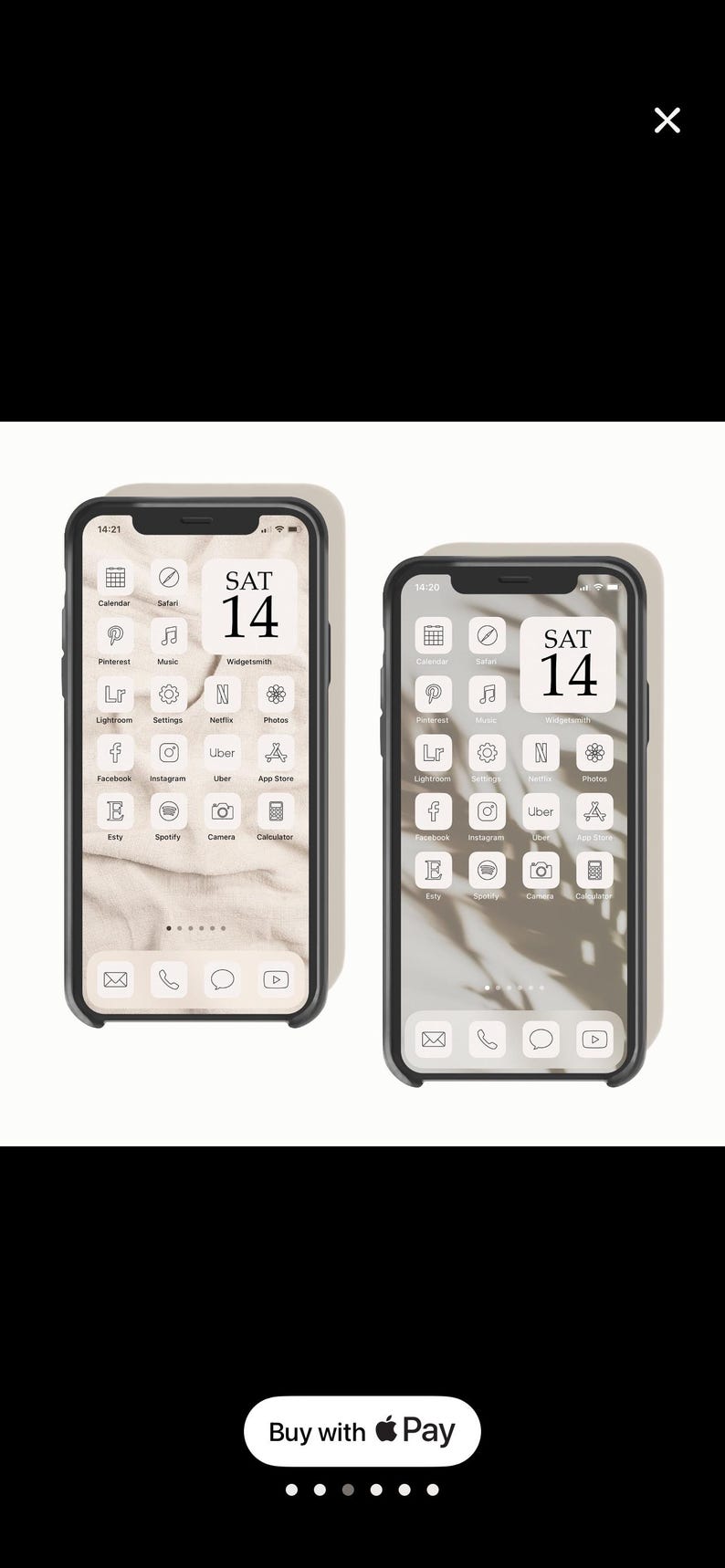 Classy App Icons, Widgets and Wallpapers - Etsy