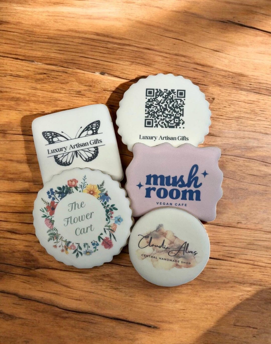 Luxury Logo Cookies, Custom Printed Cookies, Corporate Cookie Gift ...