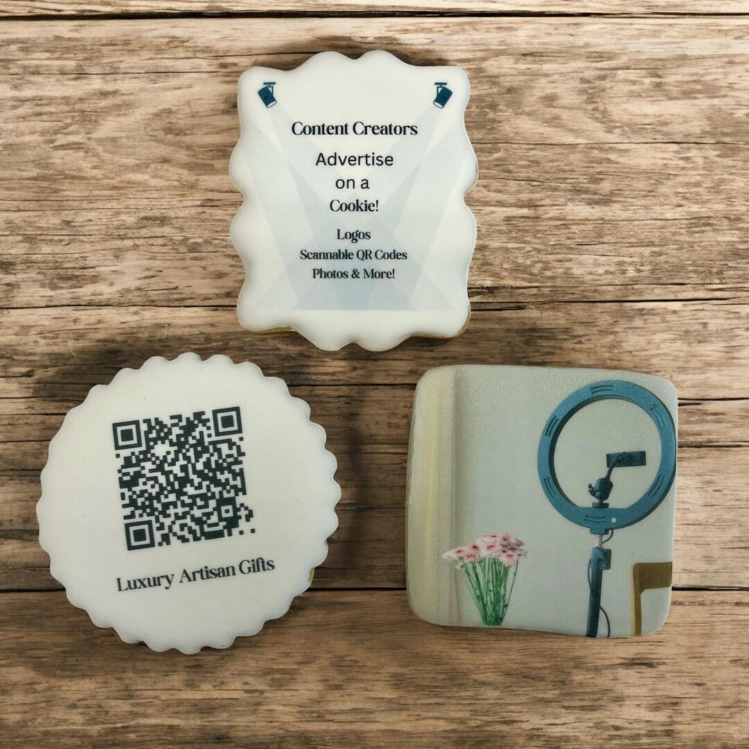 Influencer and PR Cookies, Luxury Custom Printed Cookies, Media Kit ...
