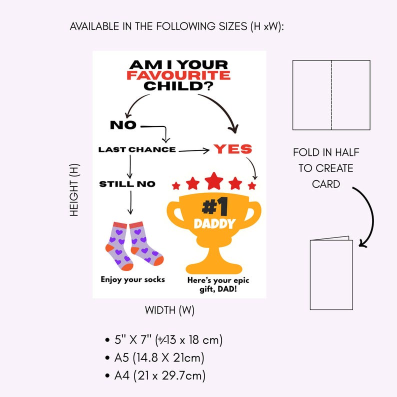 Father's Day Card, Humorous Greeting Cards for Dad - Perfect for Father ...