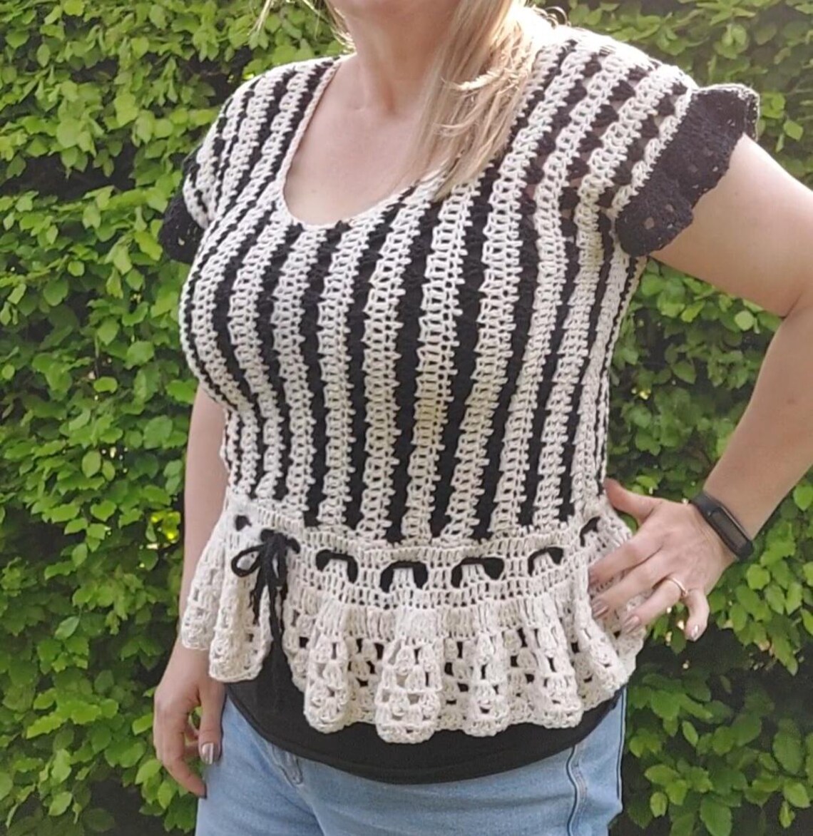 Beginner Crochet Top Pattern PDF | Easy Summer Crochet Shirt | Made to ...
