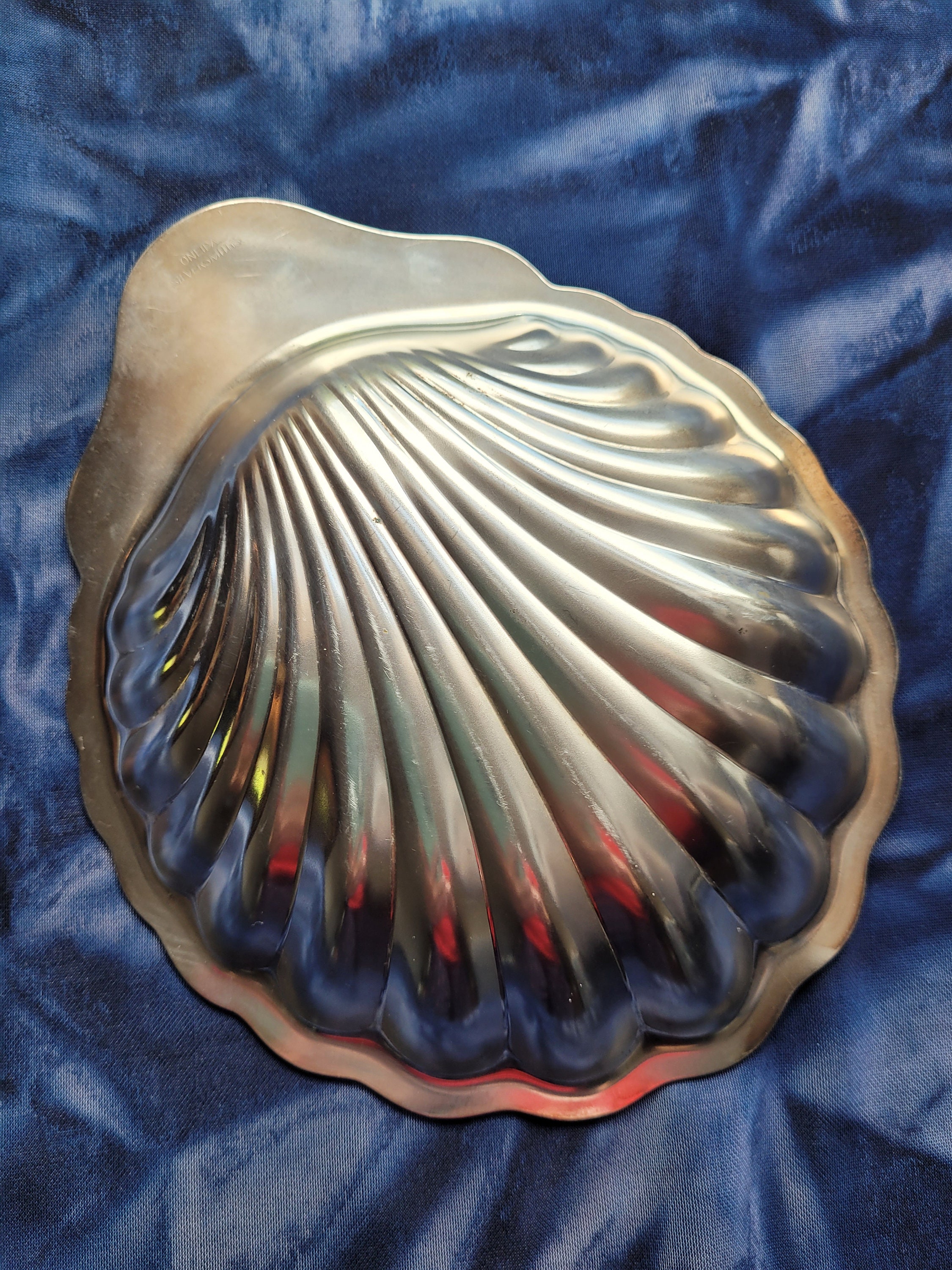 Vintage Oneida Silver Plate Clam Shell Dish Tray Ocean Beach Decor - Etsy