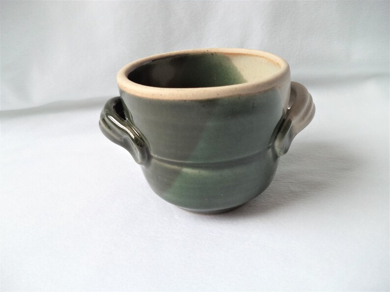 Vintage Follette Art Pottery Planter Vase Signed Multi Colors Handles ...