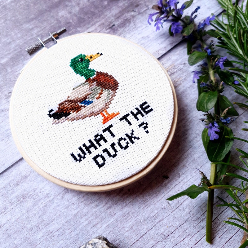 Rude Cross Stitch - Etsy