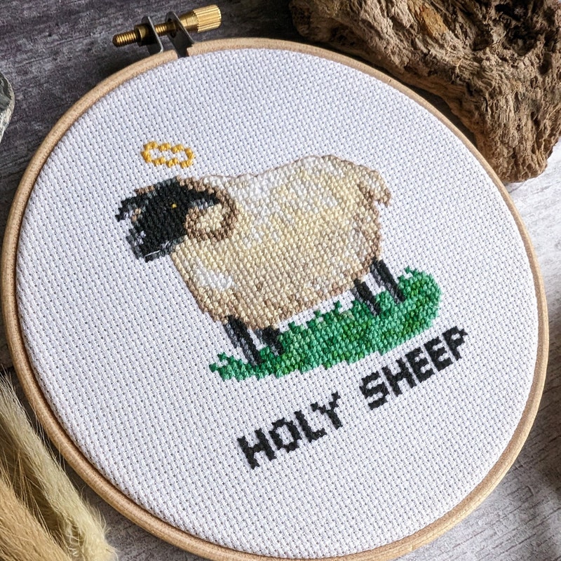Sheep Cross Stitch - Etsy