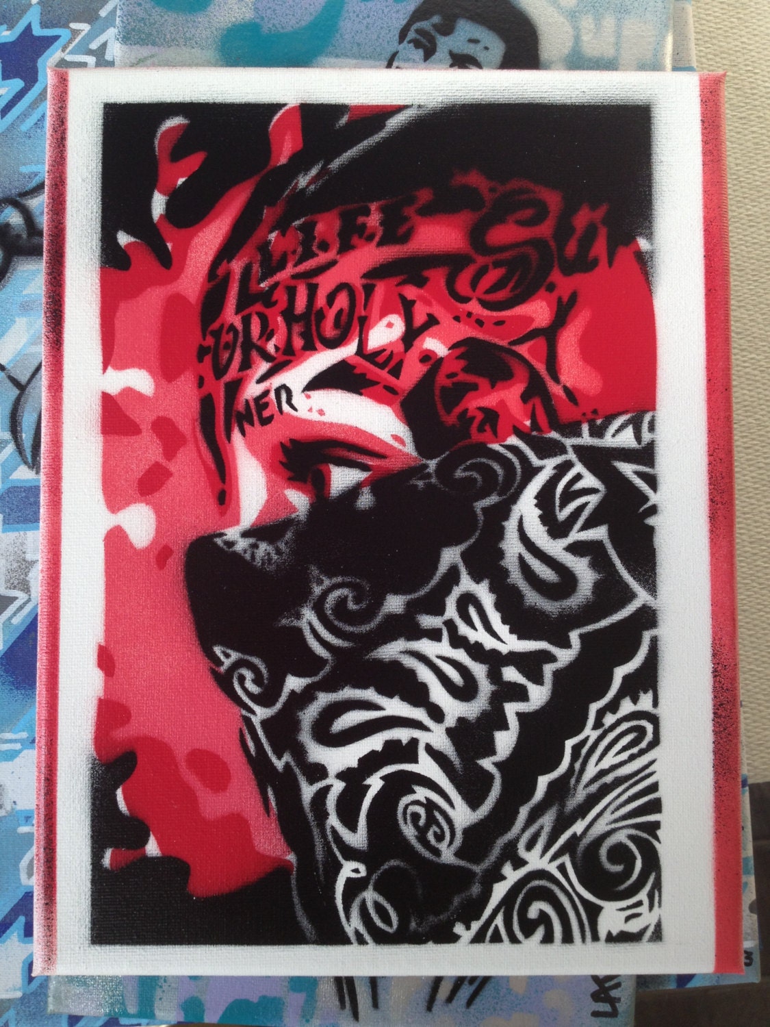 Crips Vs Bloods Graffiti