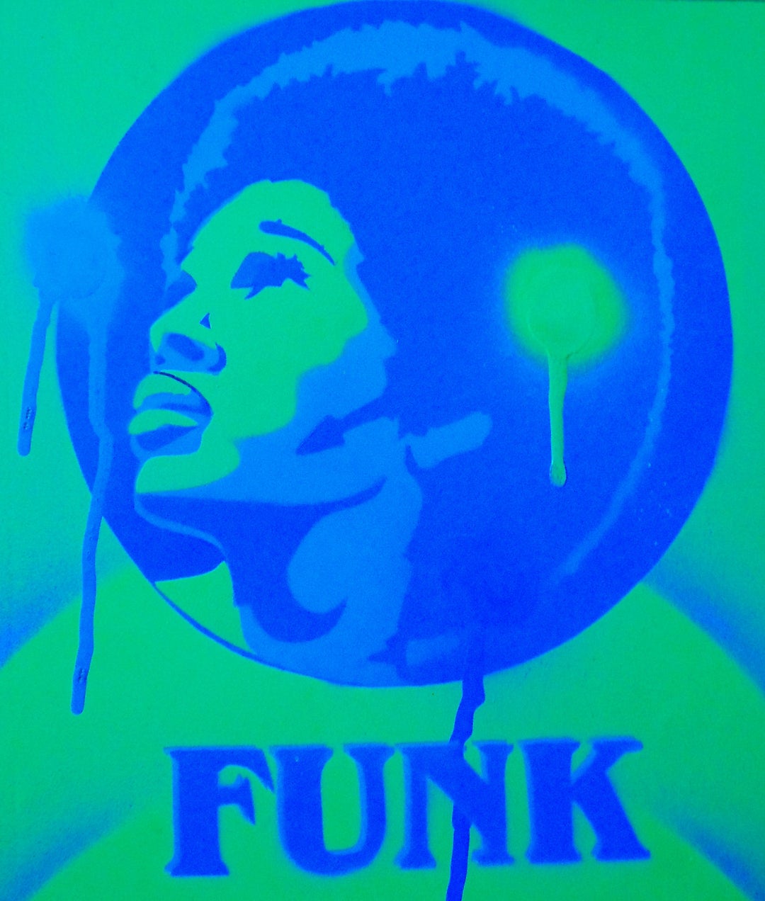 Afro Funk Paintings 60s Stencil Art Graffiti Art Urban Art Spray Paints ...