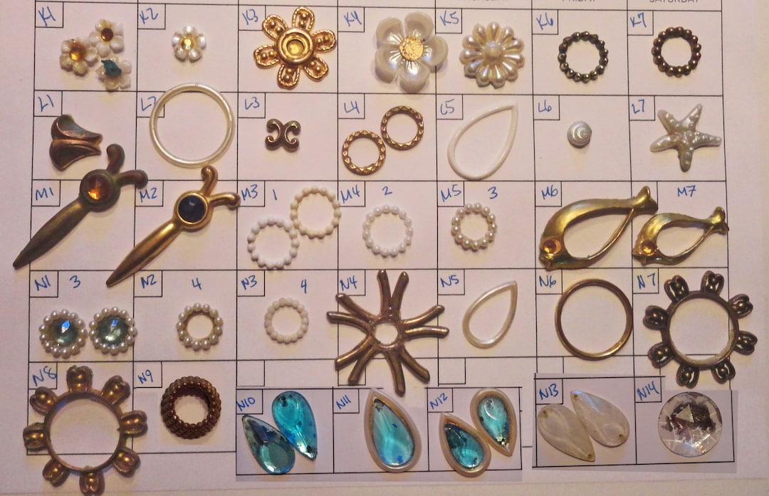 Enid Collins Texas Replacement Jewels 2 PRE OWNED Rhinestones Gems ...