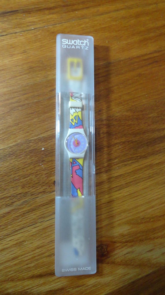 Vintage Swatch Paint by Numbers Swiss Watch 80s 90s M… - Gem