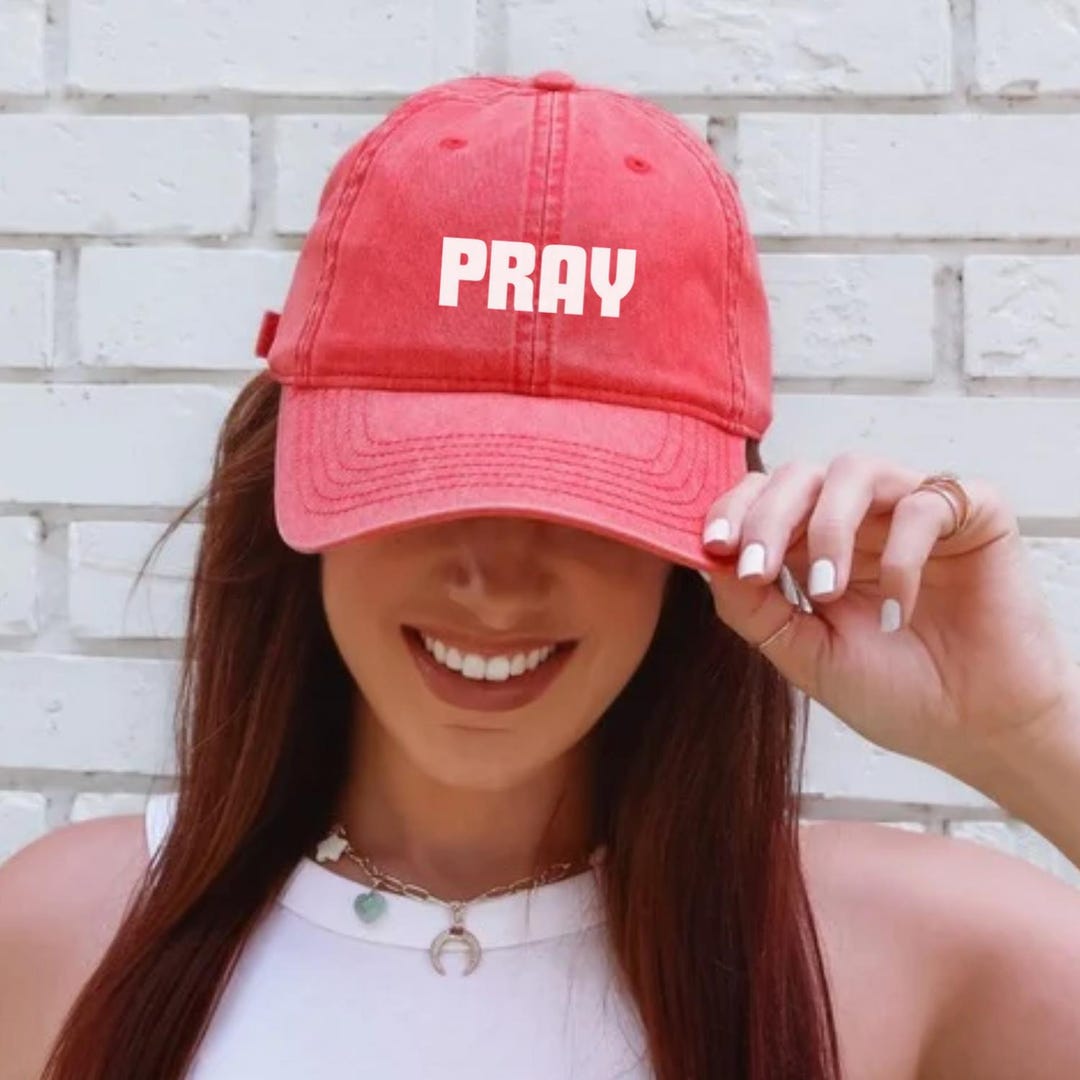 PRAY Vintage Hat | Christian Baseball Cap, Faith Gift - Etsy