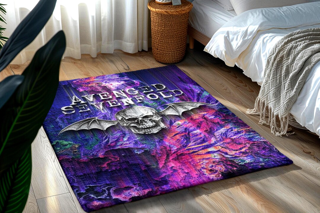 Avenged Sevenfold Rug,vintage Rock Music Rug,perfect Gift for Rock Fans ...