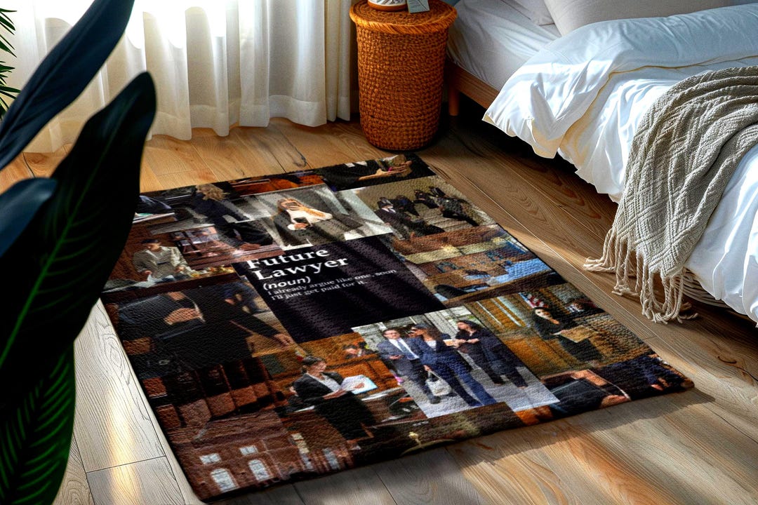Lawyer Themed Rug,soft Aesthetic Carpet for Bedroom,suit Netflix Lovers ...