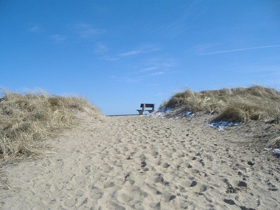 Items similar to Photo - Beach Bench 5 x 7 on Etsy