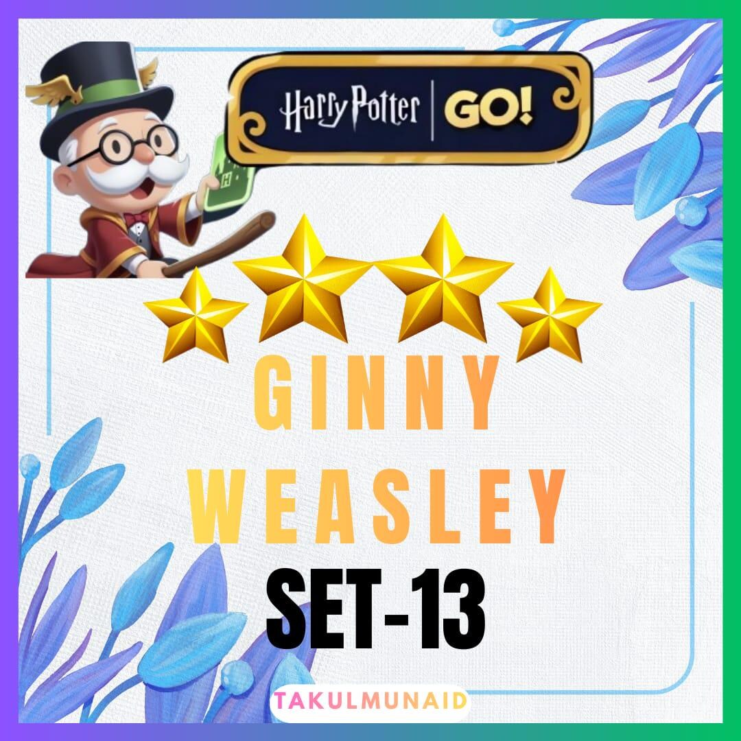 GINNY WEASLEY - Monopoly - 4 Star Sticker - Album Harry Potter Go ...