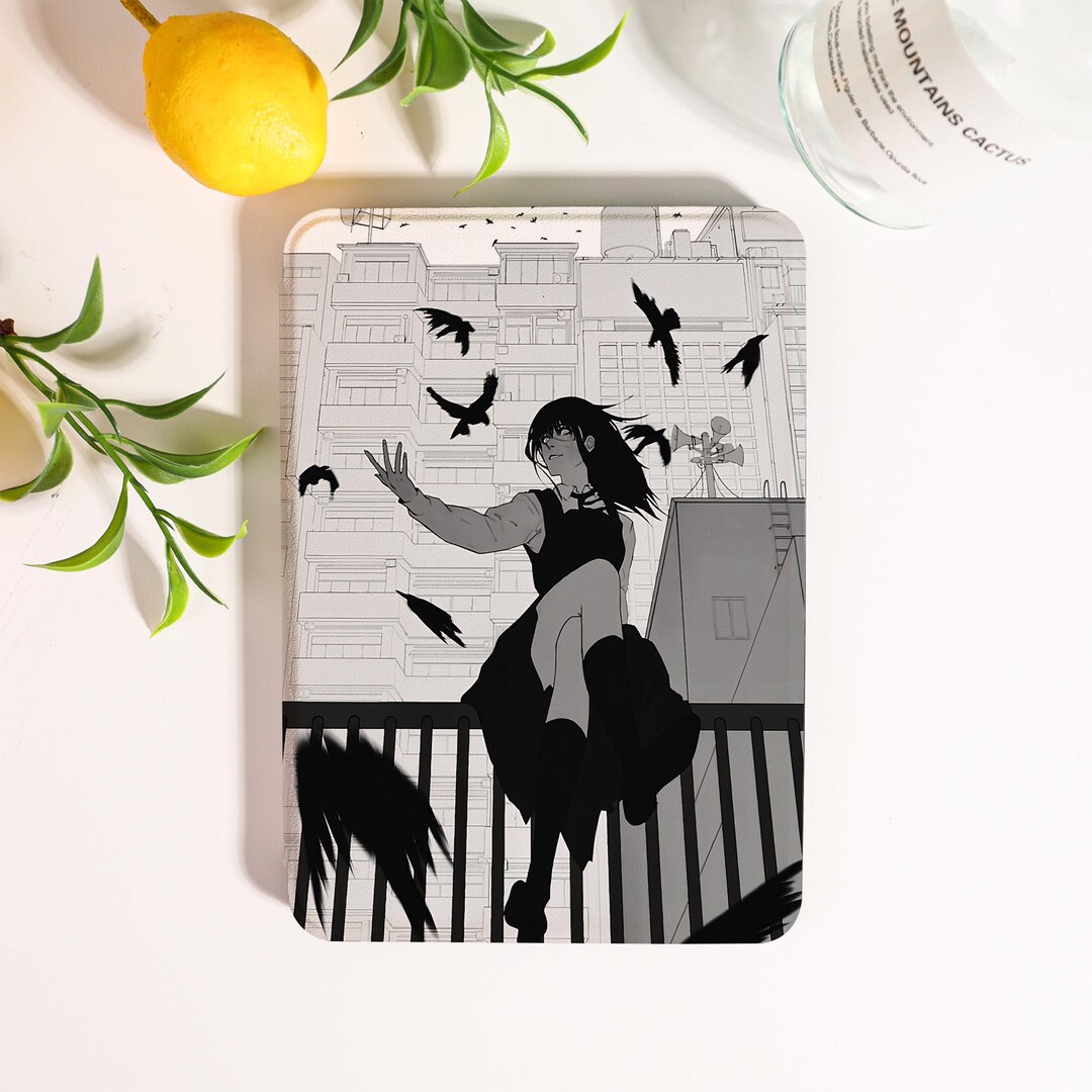 The Girl's Black and White World Kindle Cover,fits Paperwhite 1-6/10th ...