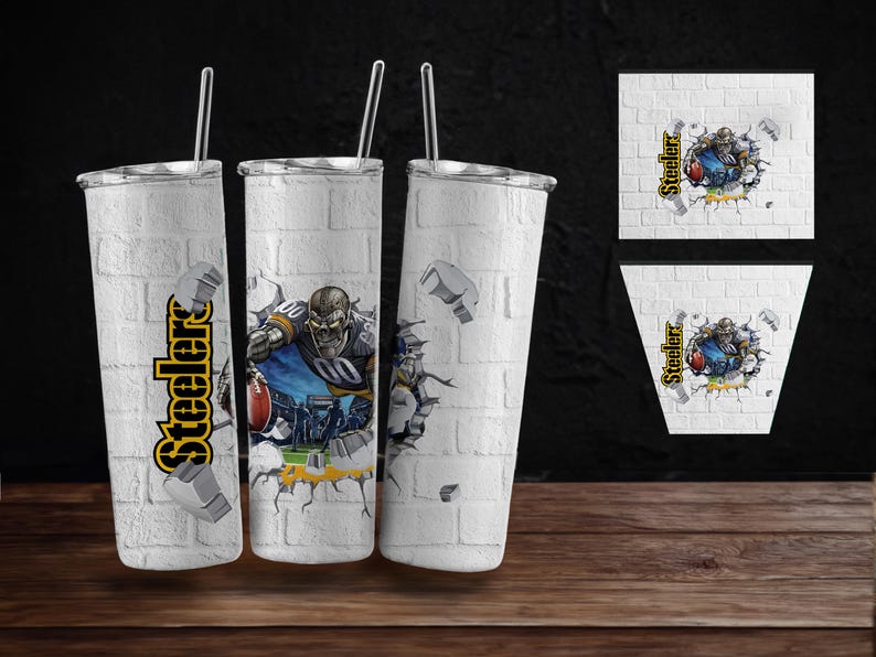 Pittsburgh Steelerrs Tumbler Design PNG, Svg Sports Files, Svg for ...