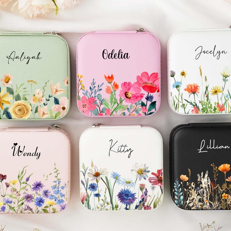 Embroidered Jewellery Boxes - Etsy