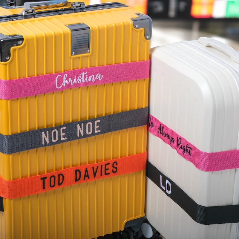 Personalised Luggage Strap - Etsy UK