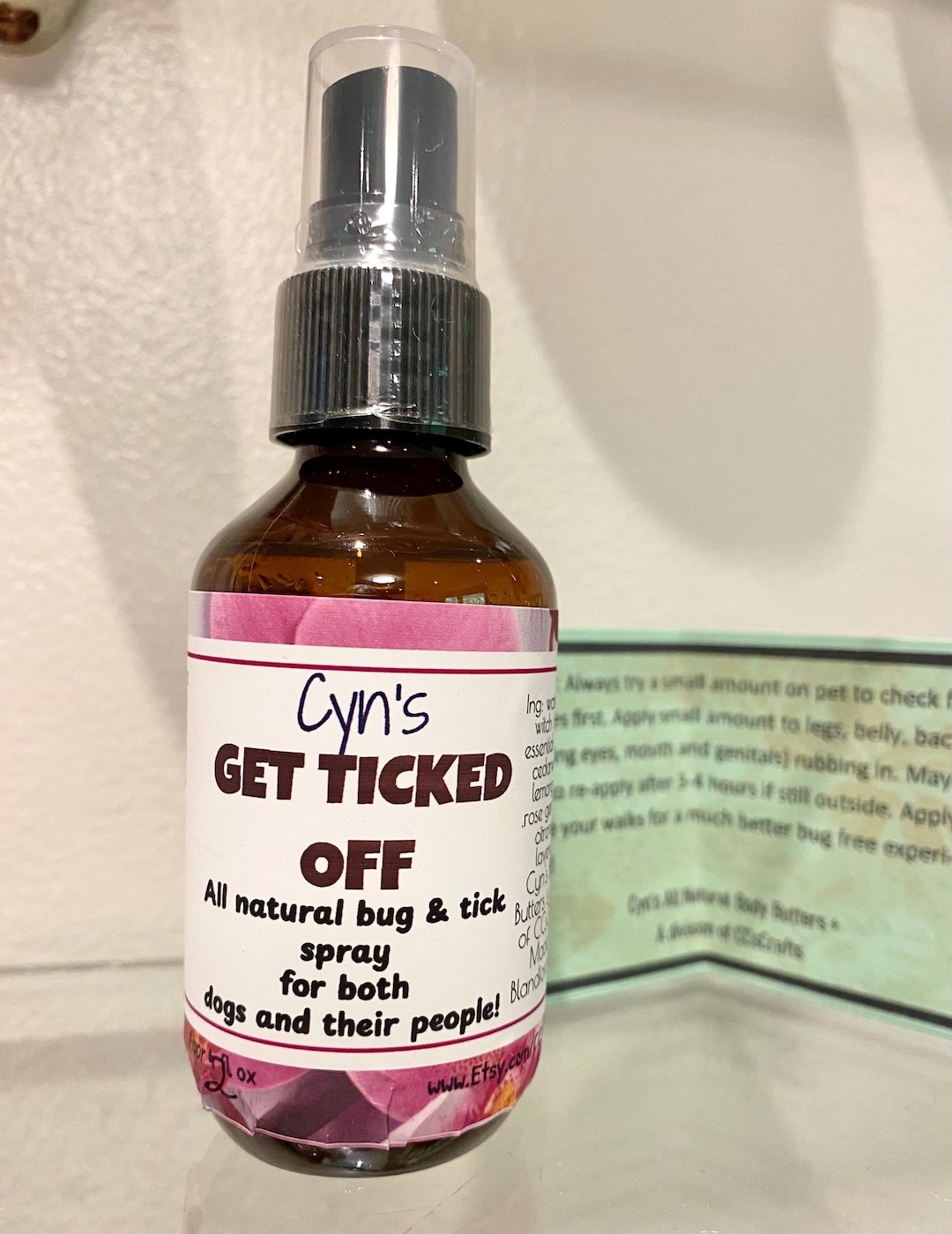 All Natural Tick & Bug Spray for Dogs and Humans - Etsy