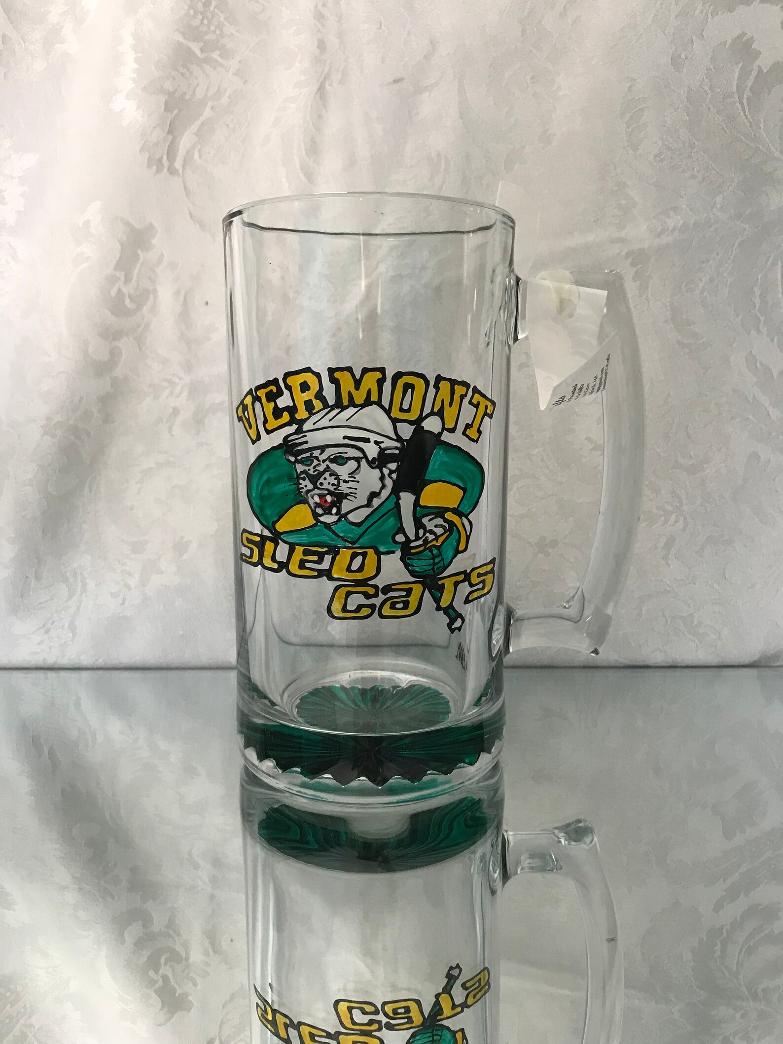 Beer Mug, Sled Hockey Beer Mug, Hockey Team Gift, Sled Hockey Gift ...