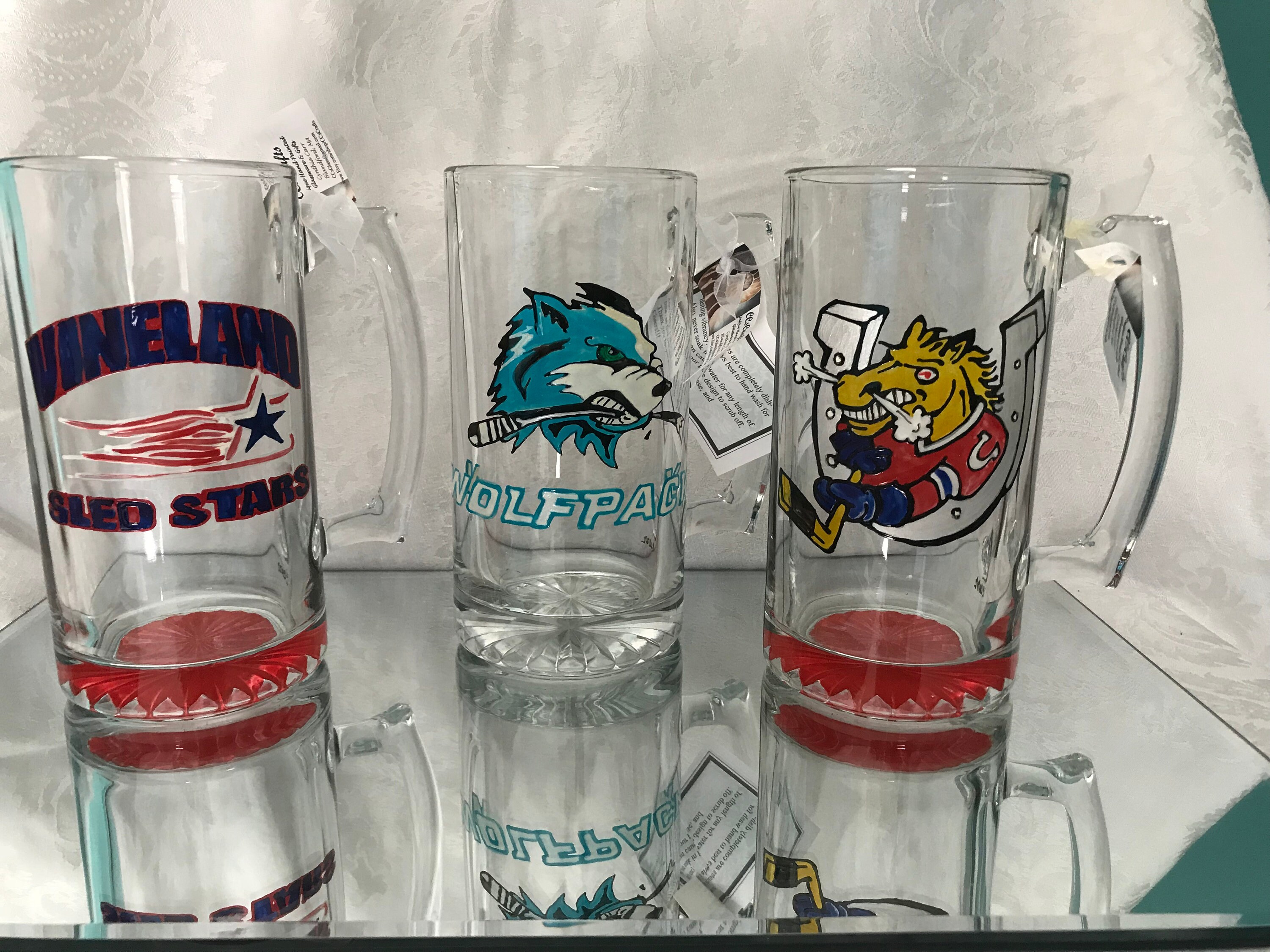 Beer Mug Sled Hockey Beer Mug Hockey Team Gift Sled Hockey - Etsy