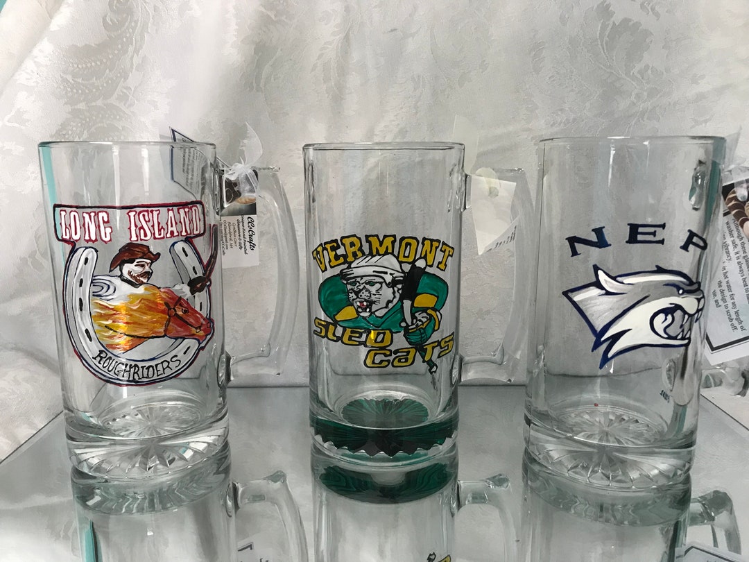 Beer Mug, Sled Hockey Beer Mug, Hockey Team Gift, Sled Hockey Gift ...