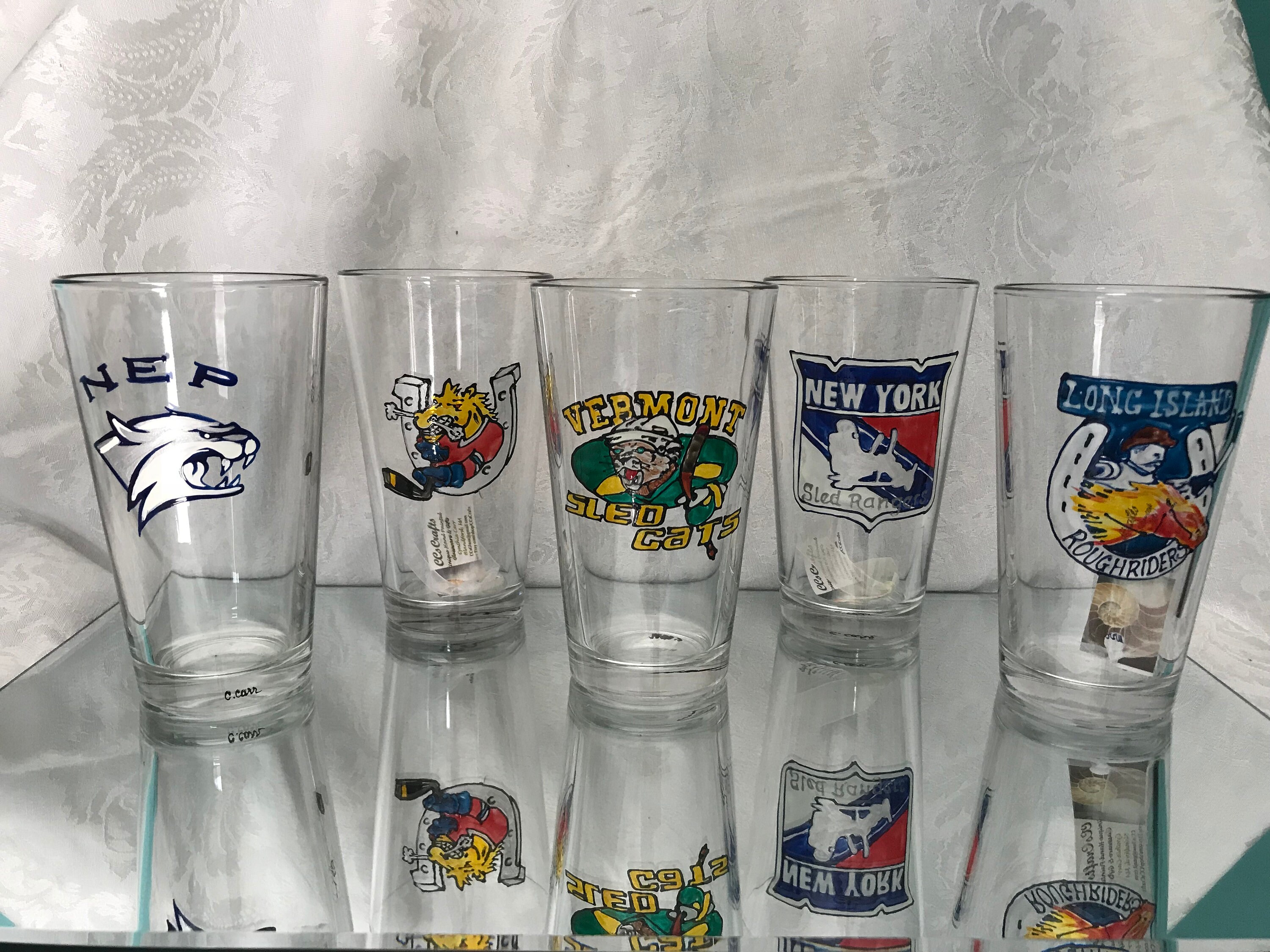 Beer Glass Sled Hockey Paralympic Sledge Hockey Hand - Etsy