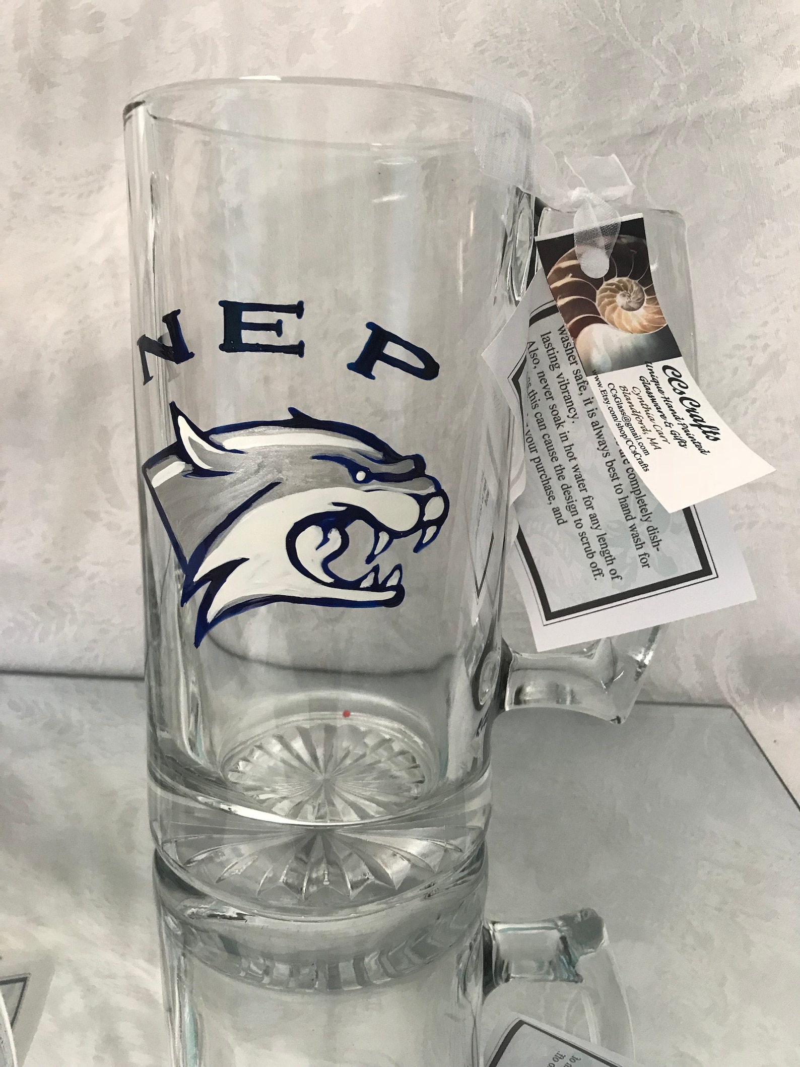 Beer Mug, Sled Hockey Beer Mug, Hockey Team Gift, Sled Hockey Gift ...