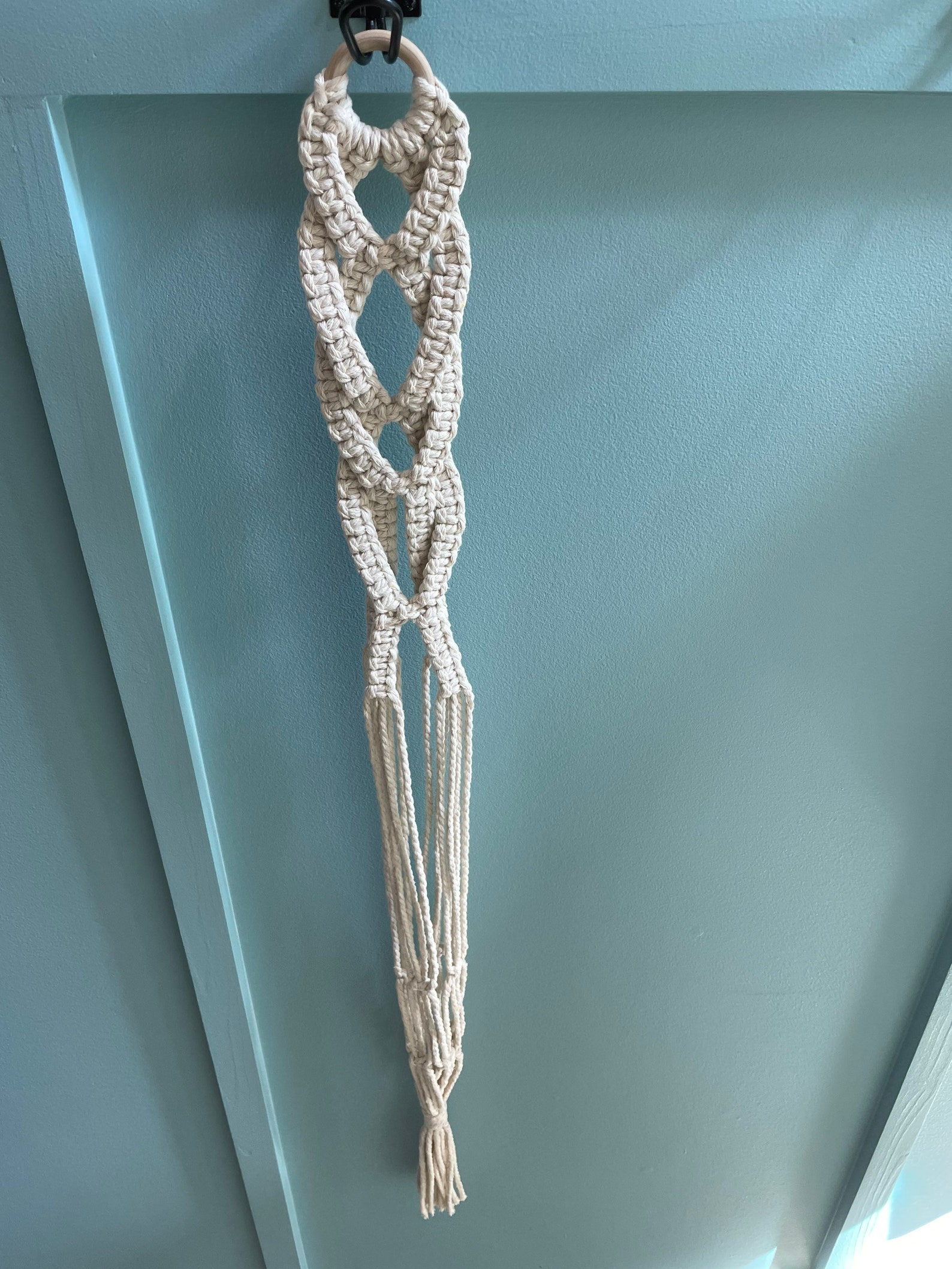 Braided Macrame Plant Hanger: Boho Home Decor, 39 Inch - Etsy