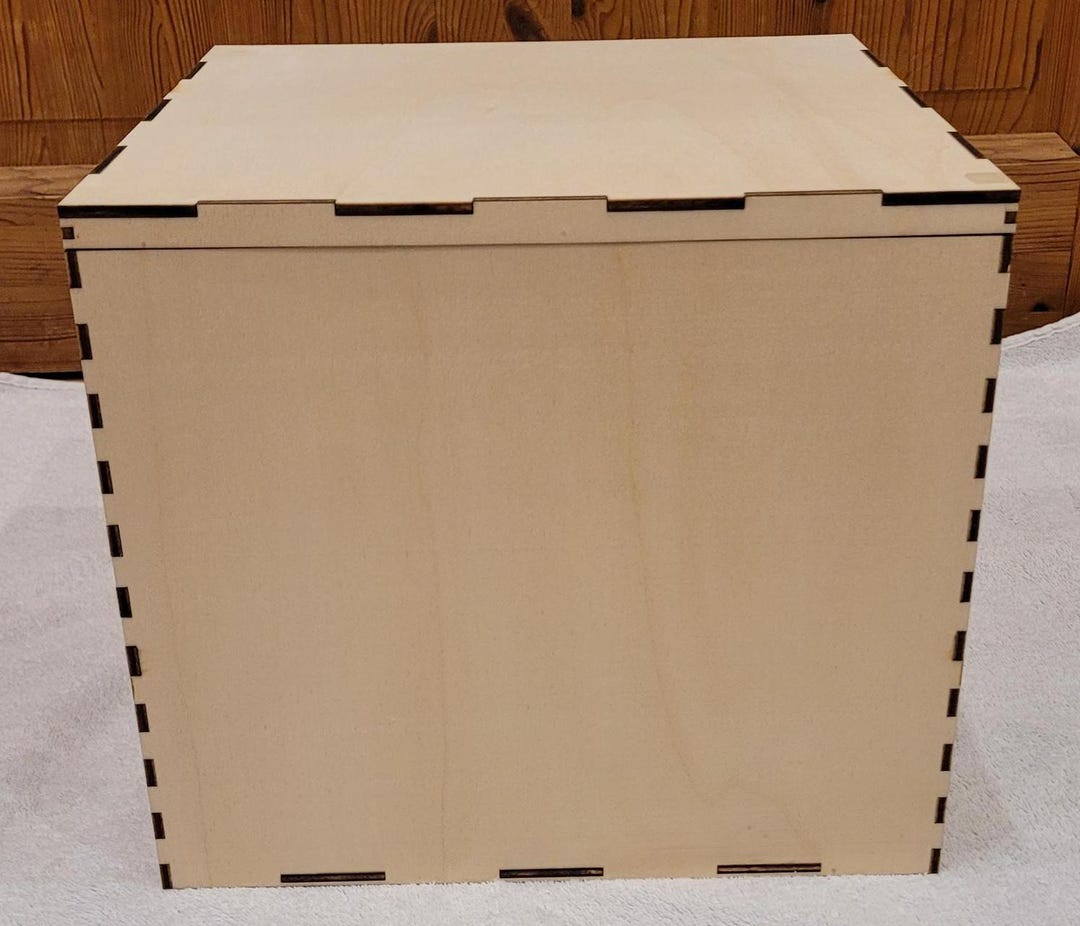 Laser Cut Files for Wooden Boxes 30x30x25 With Lid - Etsy