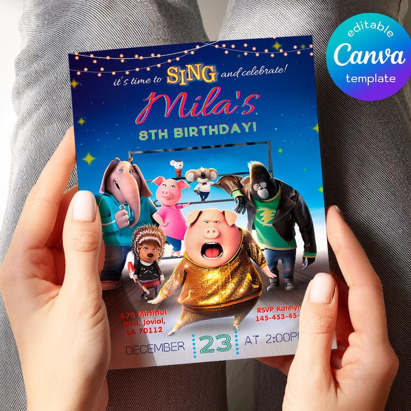 Sing Movie Party - Etsy