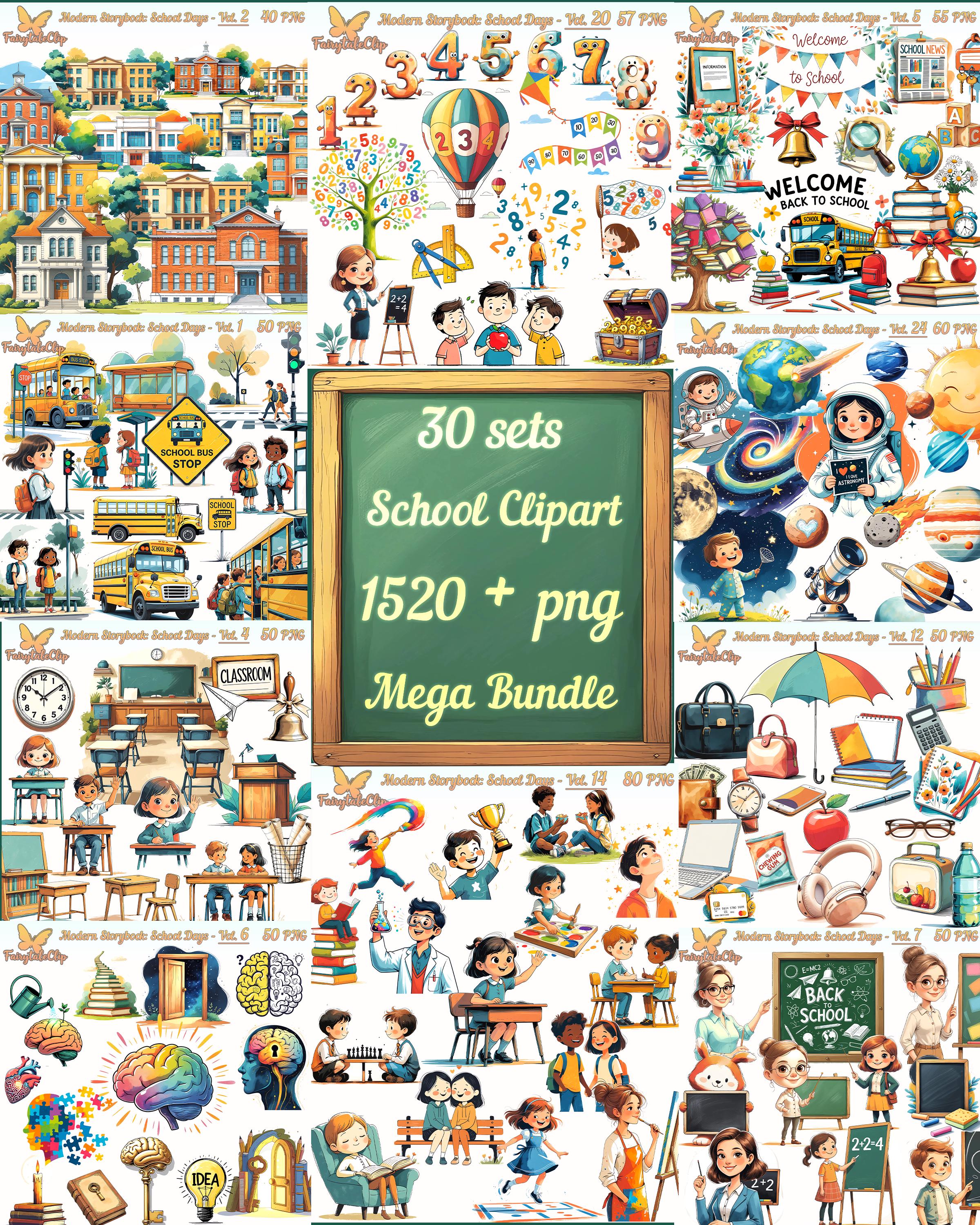 Physics Class Clipart (60 PNG), Vol. 21 | Vintage Storybook Science ...