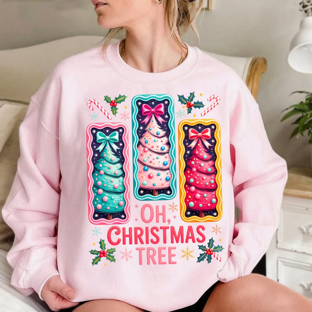Christmas Tree PNG – Trendy, Girly, Tis the Season, Merry & Bright ...