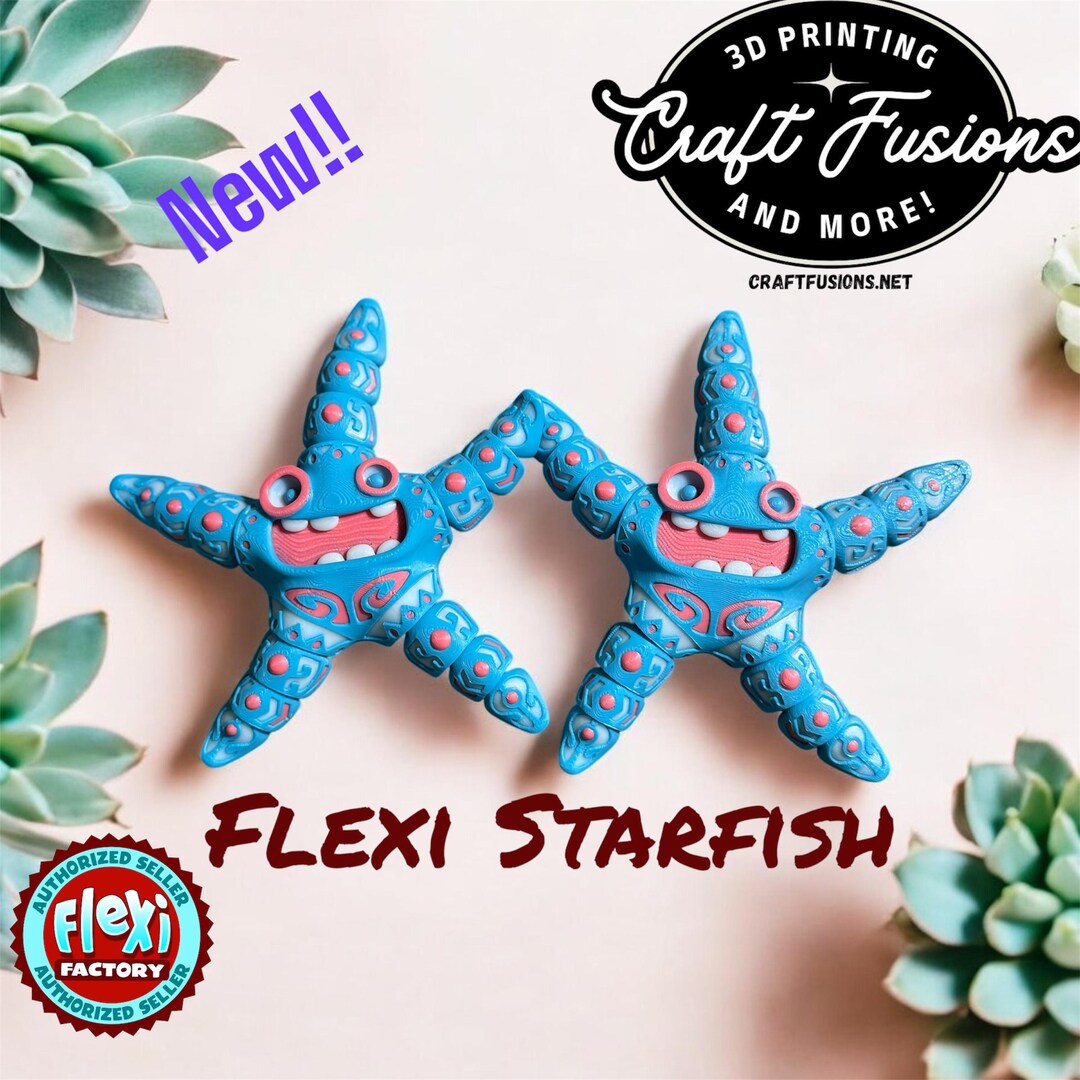 Flexi - Starfish Fidget Toy! - Etsy