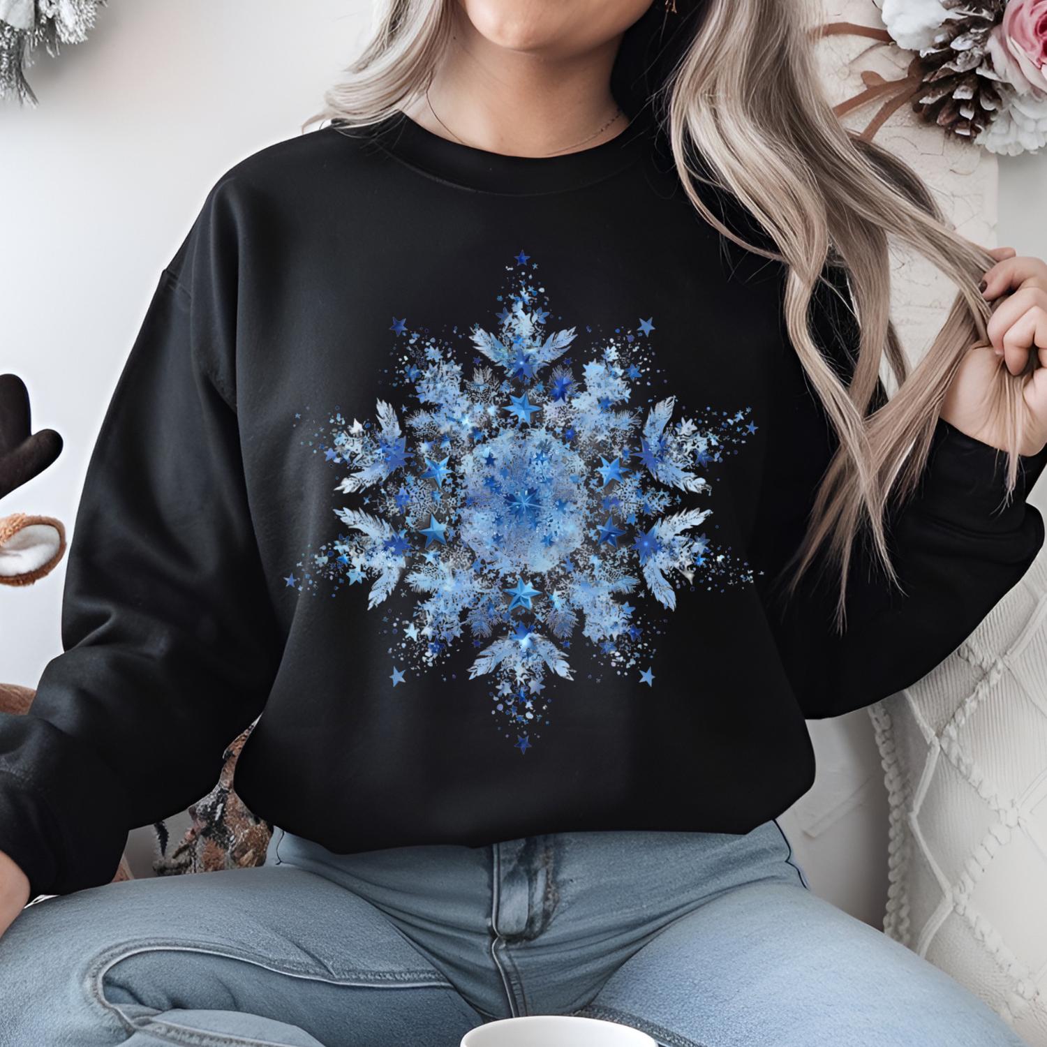 Winter Snowflake PNG Bundle, Holiday Graphics (digital Download) - Etsy
