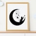 Mystical Moon SVG Bundle: Witchcraft Cat Clipart, Boho Designs (digital ...