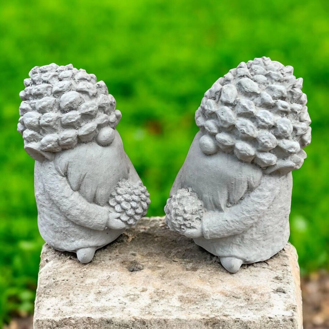 Concrete Dwarfs Sculpture, Outdoor Gnomes Art, Home Dwarfs Ornament ...