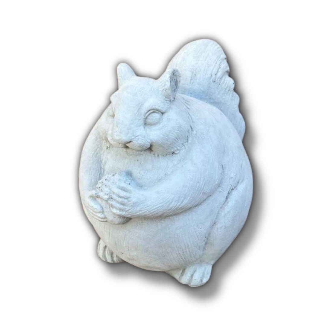 Concrete Squirrel Statue, Cement Animal Design, Outdoor Squirrel Idea ...