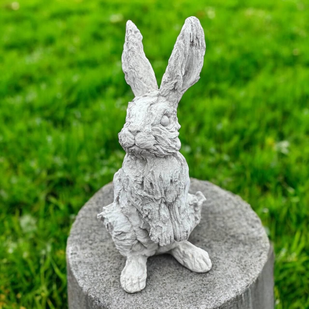 Lawn Rabbit Figurine, Outside Bunny Ornament, Garden Animal Idea, Bunny ...