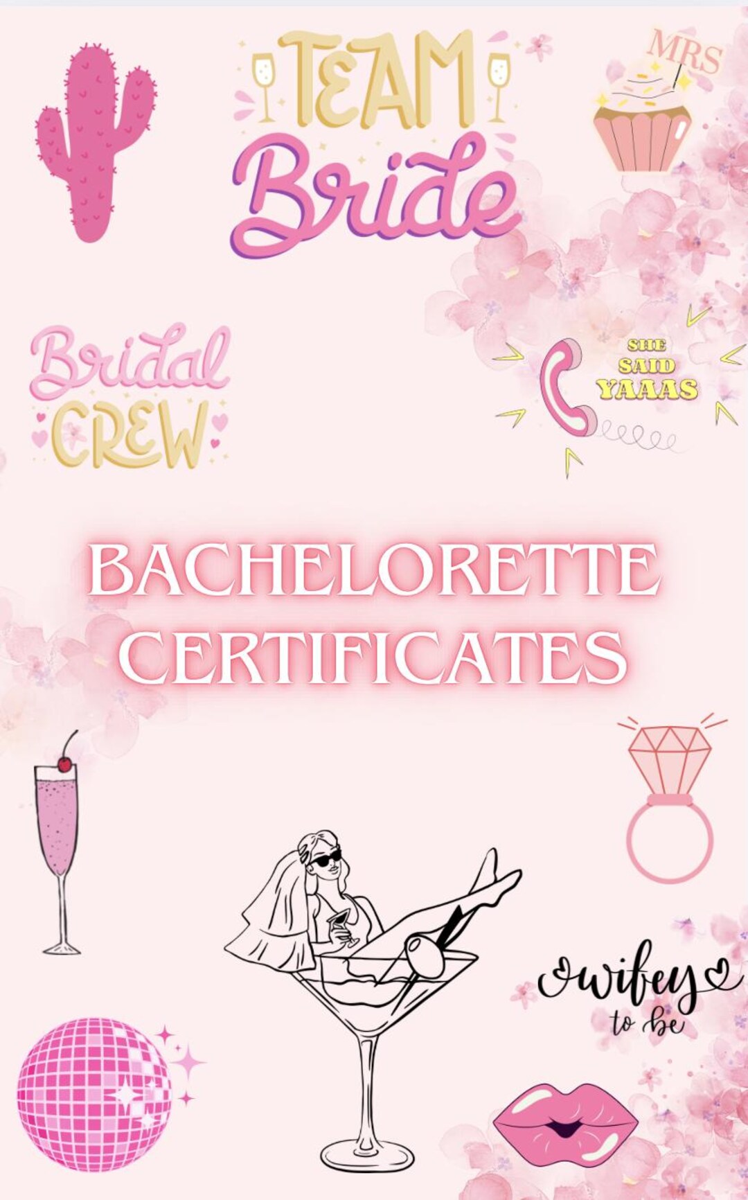 15 Printable Bachelorette Diplomas – Fun & Editable Party Certificates ...