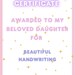 Printable Certificates for Girls – Home & School Awards (PDF) - Etsy