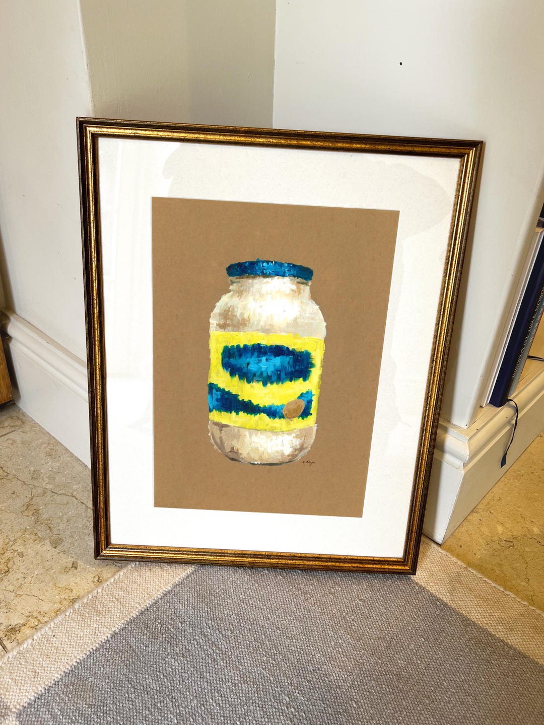 A4 Mayonnaise Art Print | Soft Aesthetic Wall Art | A4 Thick Matte ...