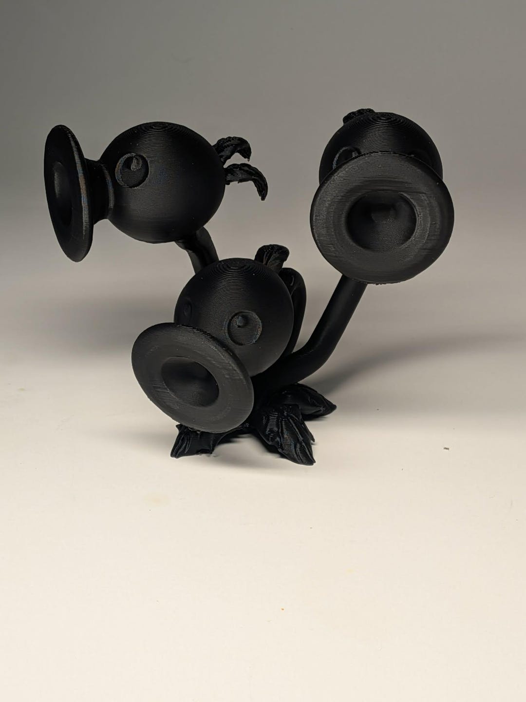 Threepeater Peashooter PVZ Statue Fan Art Figurine 3D Printed ...