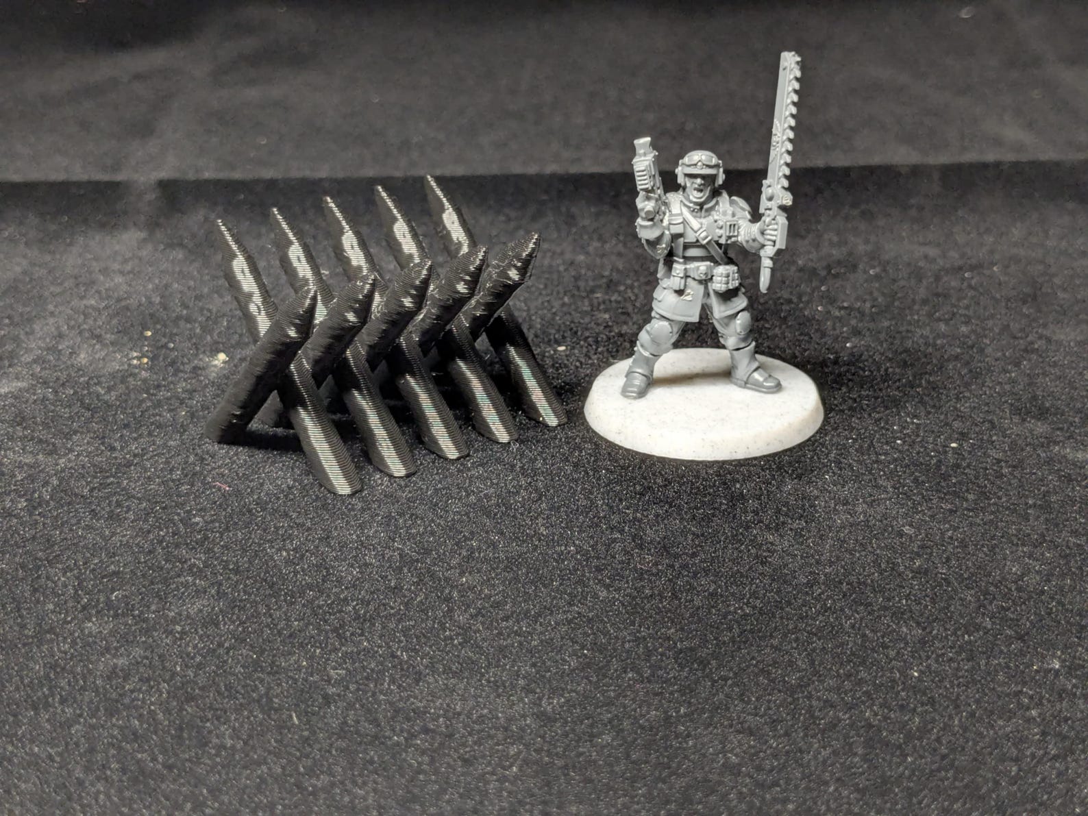 Viking Palisade Wall Spiked Barricades: Wargaming Terrain Cheval De ...