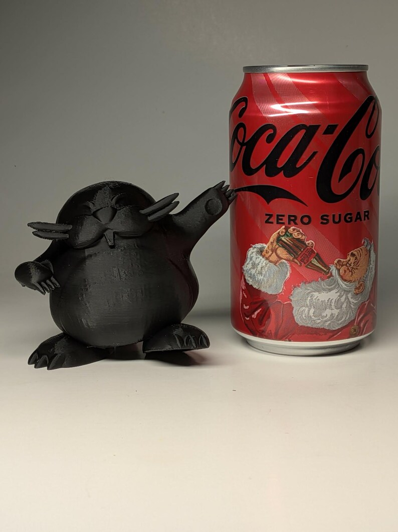 Monty Mole Gopher Mario Statue Fan Art Figurine 3D Printed Collectible ...