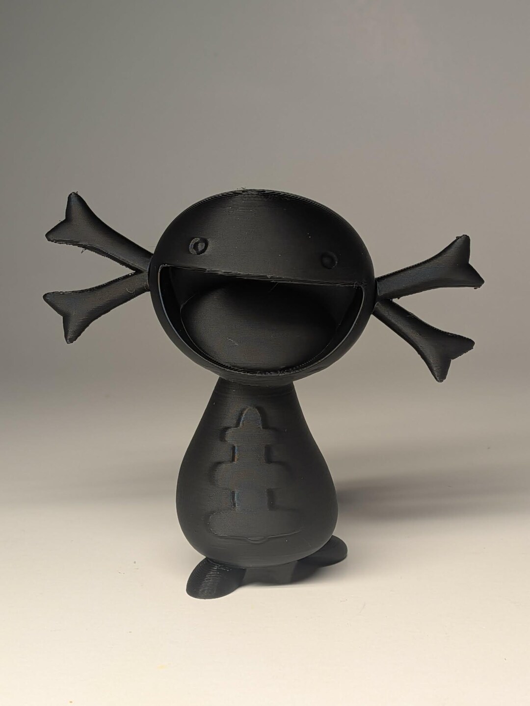 Paldean Wooper Axolotl Pokemon Fan Art Figurine 3D Printed Collectible ...