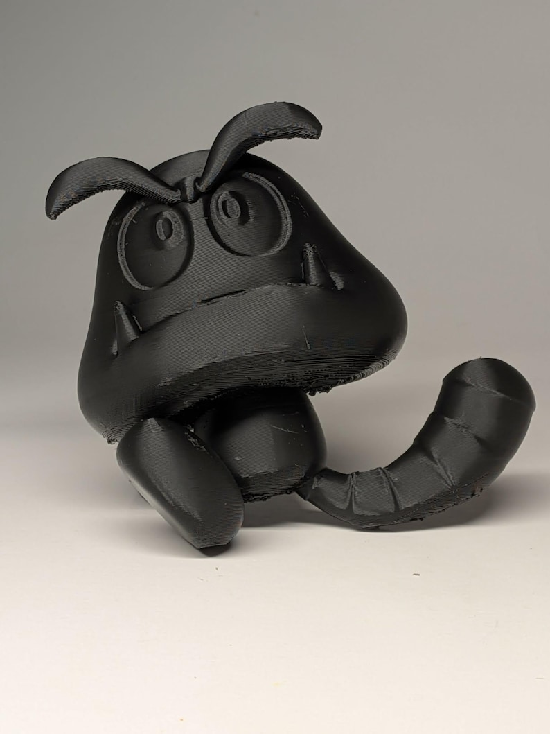 Tanooki Goomba Tail Goomba Statue Fan Art Figurine 3D Printed ...