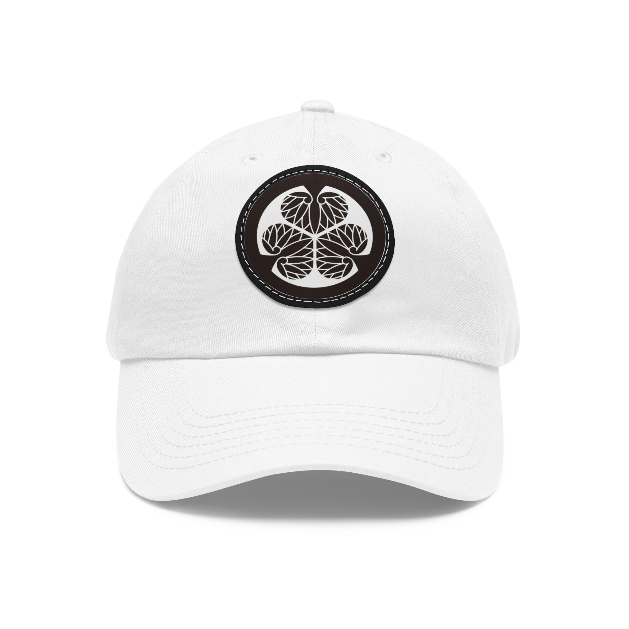 Stylish Samurai Hat – Tokugawa Aoi Crest Cap | Shogun Family Kamon ...